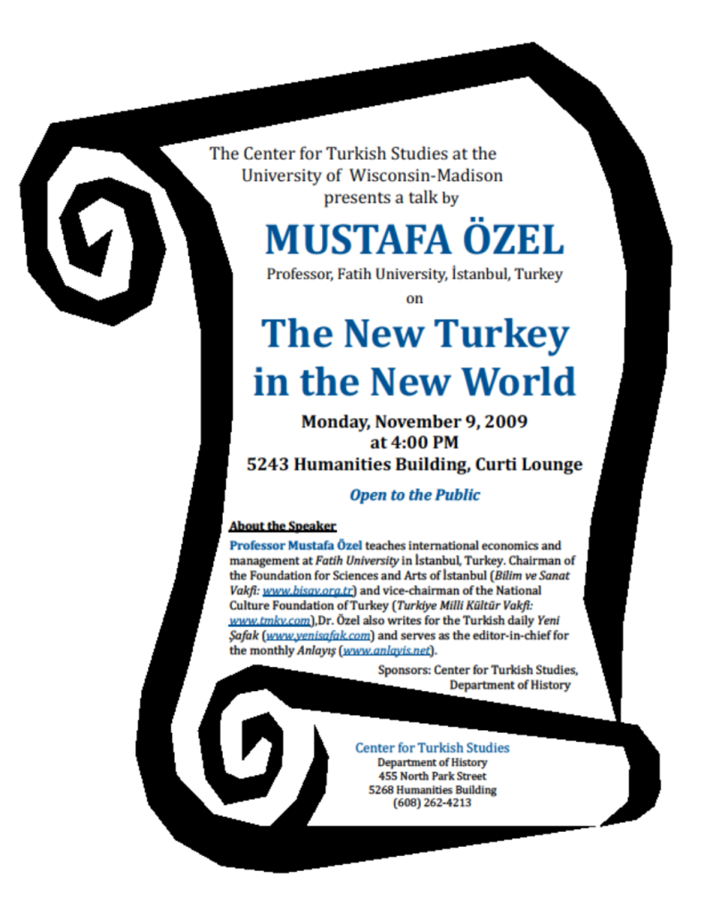 Karpat Center Events – Kemal H. Karpat Center for Turkish Studies – UW ...